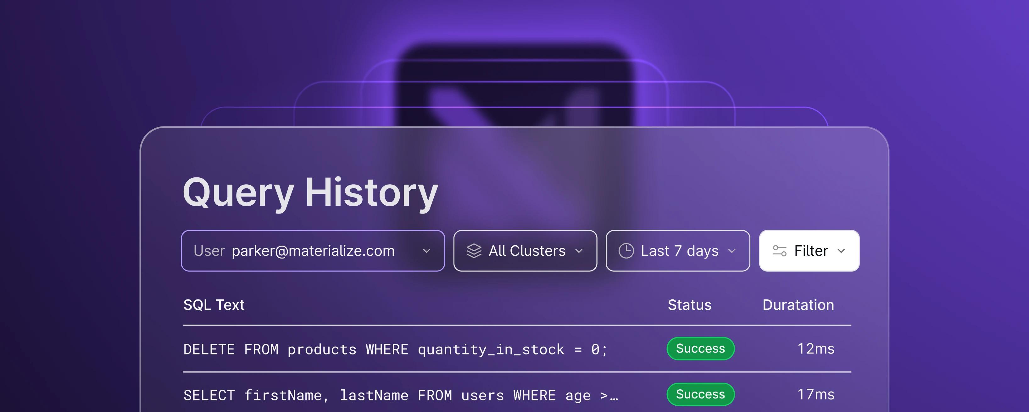 Introducing Query History